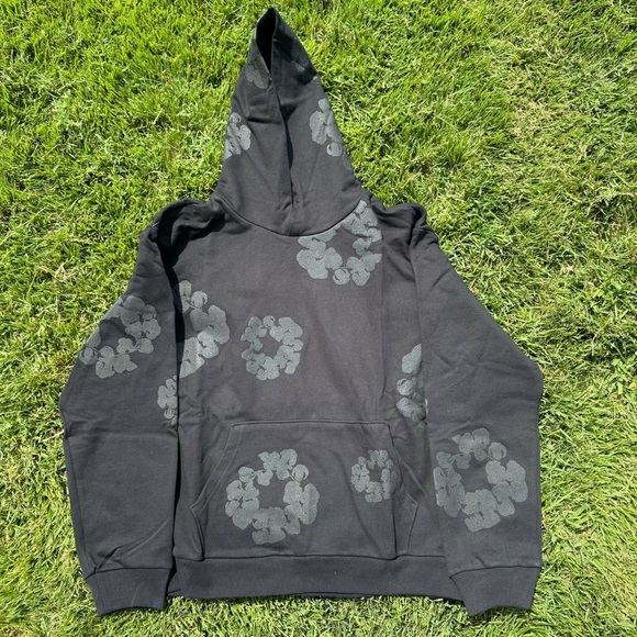 Denim Tears | Sweaters | Denim Tears Black Hoodie | Poshmark